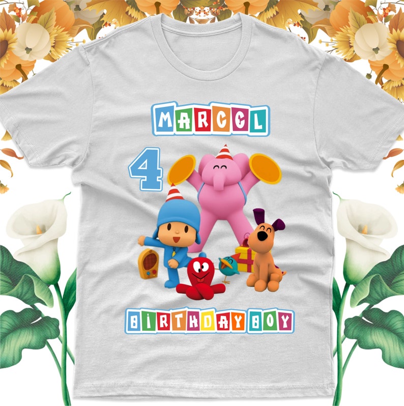 Pocoyo Iron on Transfer, Pocoyo Shirt, Pocoyo Birthday Party, DIY ...