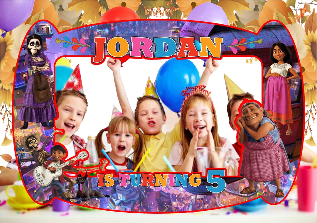 Coco Photo Booth Frame, Coco Birthday Party, Coco Printable, Coco, Coco ...