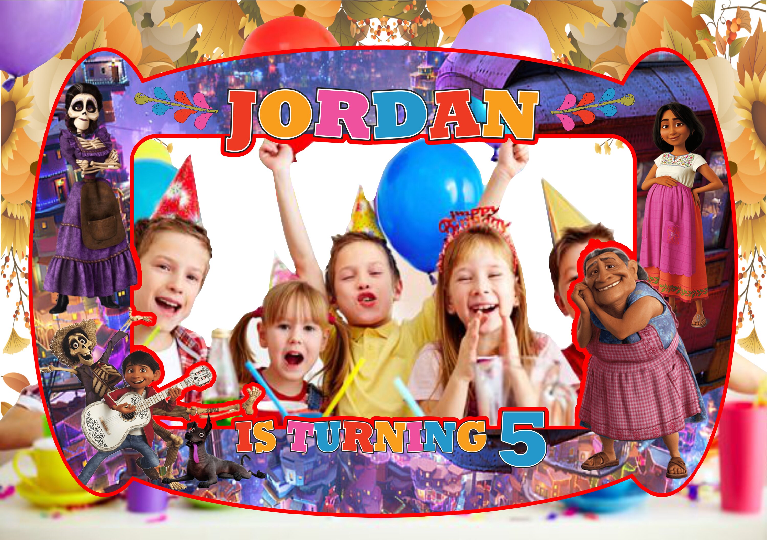 Coco Photo Booth Frame, Coco Birthday Party, Coco Printable, Coco, Coco ...