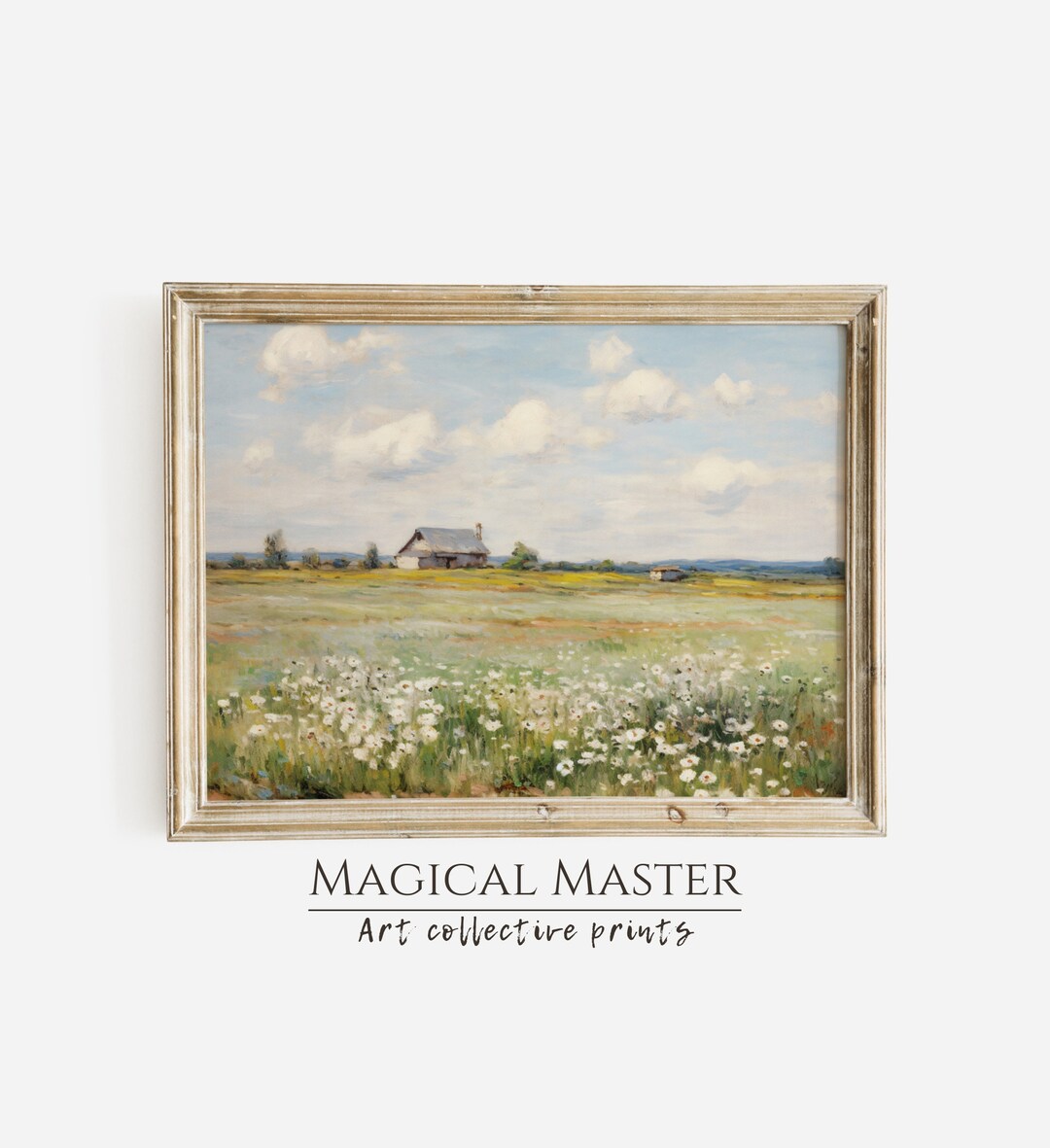 Digital Countryside Print / Printable Pastoral Landscape / Collectible ...