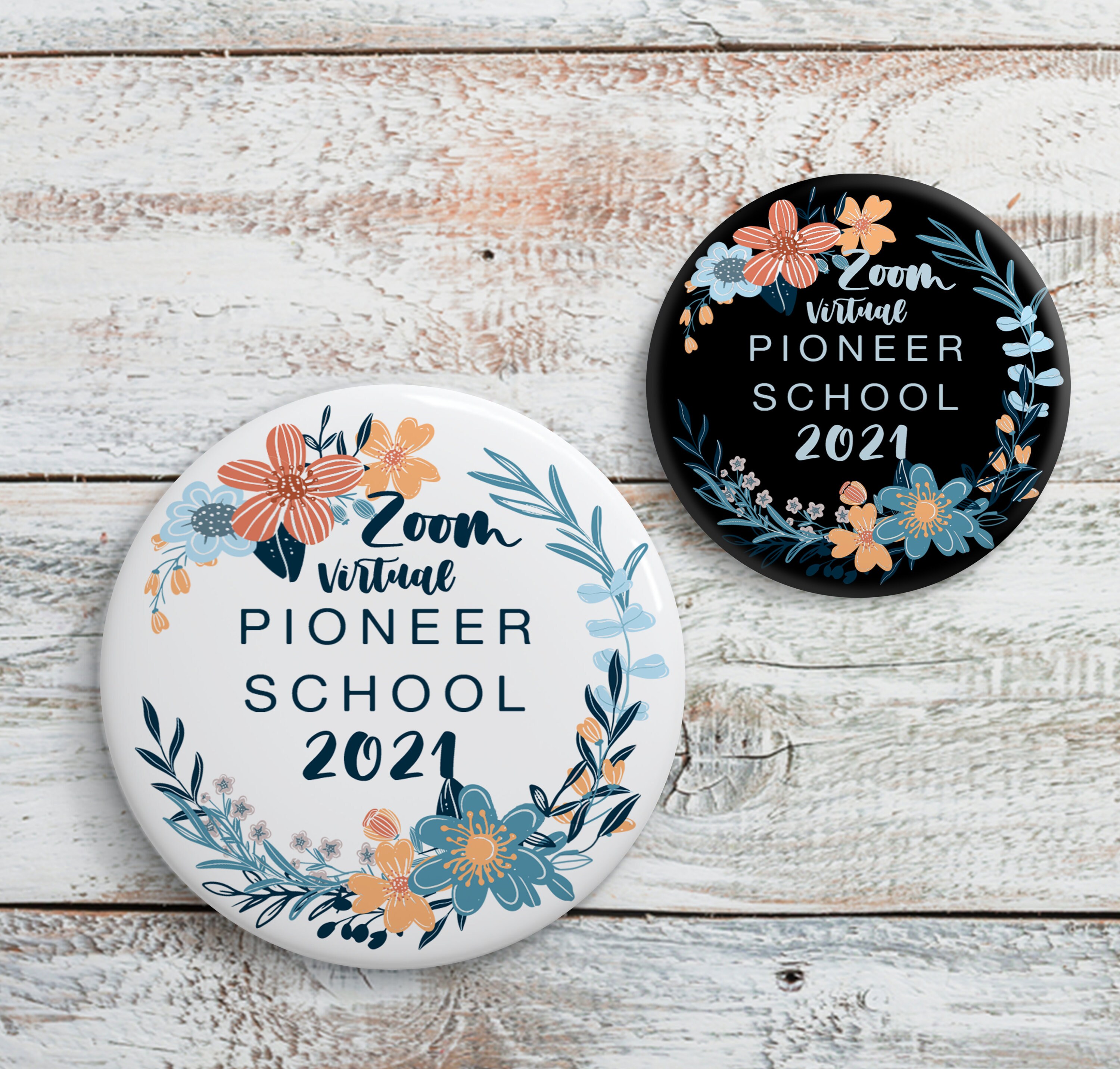 JW Pioneer School 2021 Virtual Class Pins Pioneer School Pin | Etsy