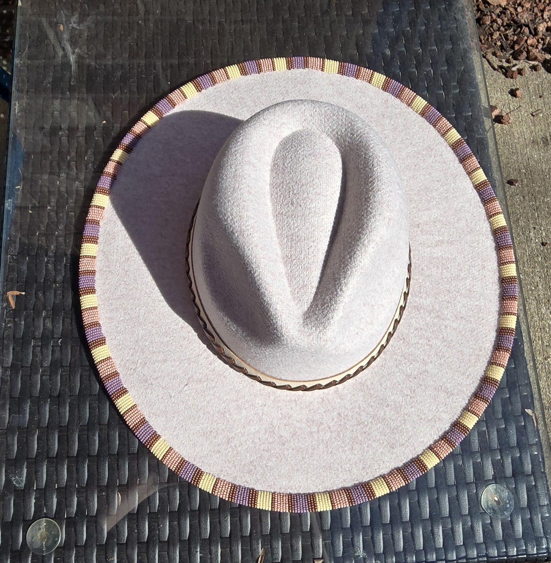 Native American Beaded Hat - Etsy