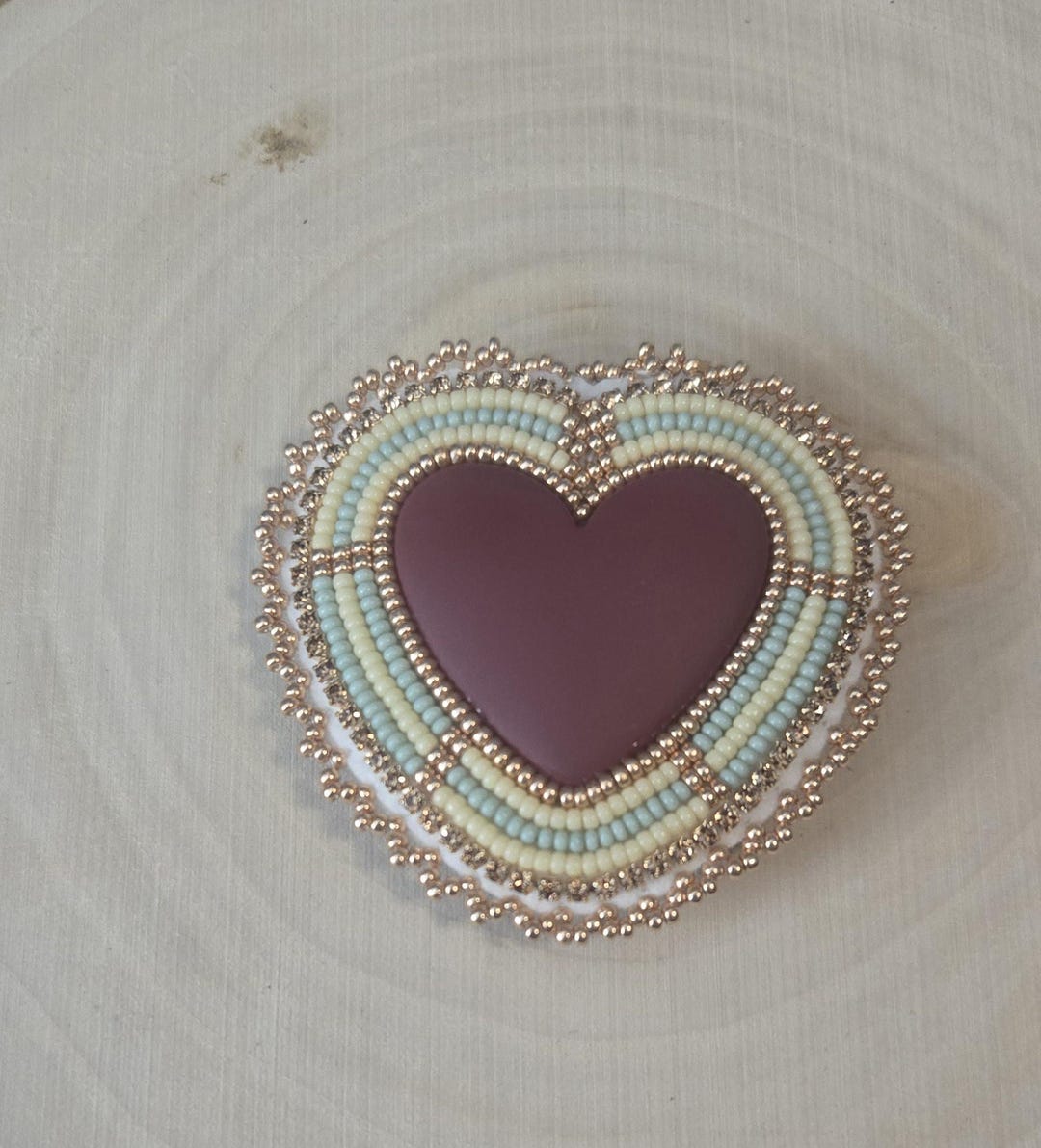 Beaded Heart Popsocket - Etsy