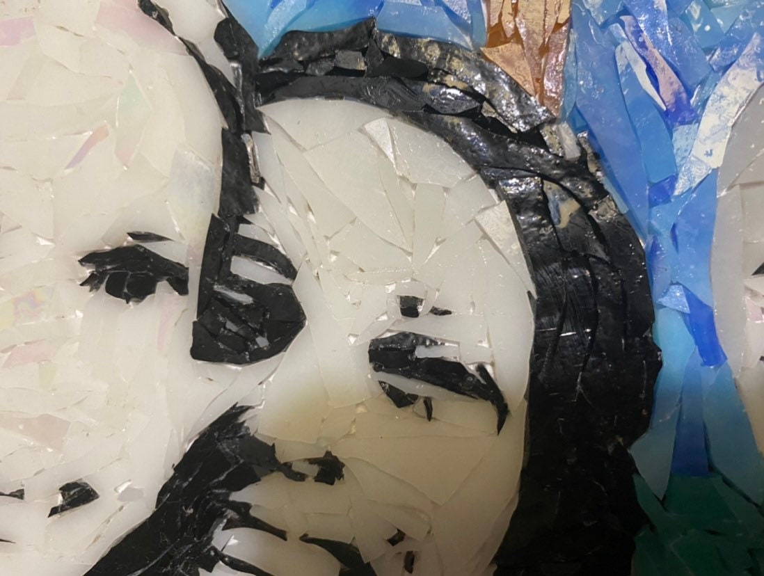 Custom Mosaic Portrait Art , Customizable Mosaic Portrait From Photo ...