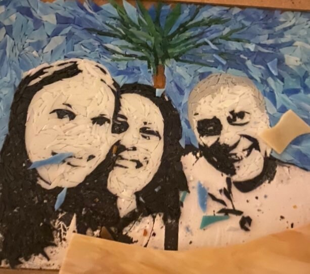 Custom Mosaic Portrait Art , Customizable Mosaic Portrait From Photo ...