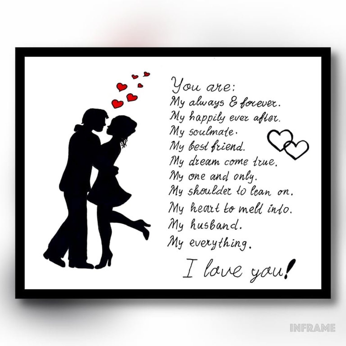 Happy Birthday Message Card Gift for Husband. to My Husband Card ...