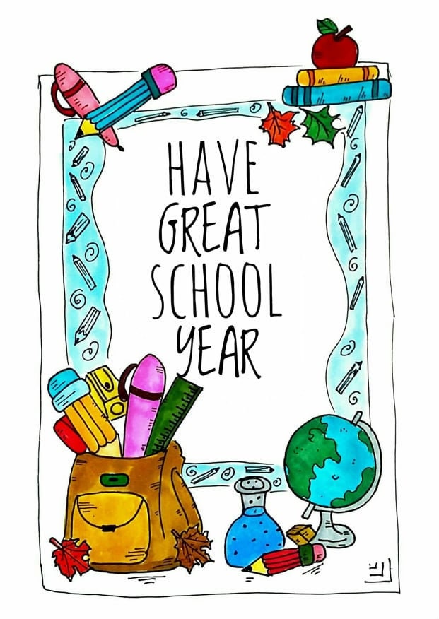 Have a Great School Year Printable Card. Back to School Card - Etsy
