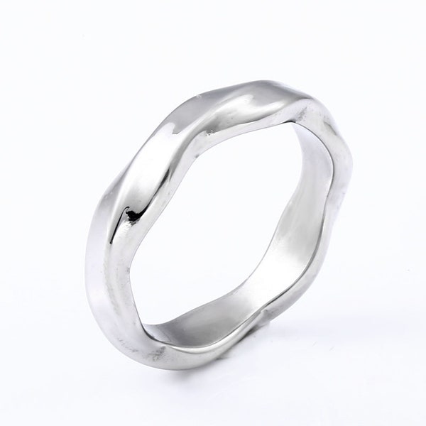 Stainless Steel Engagement Ring - Etsy