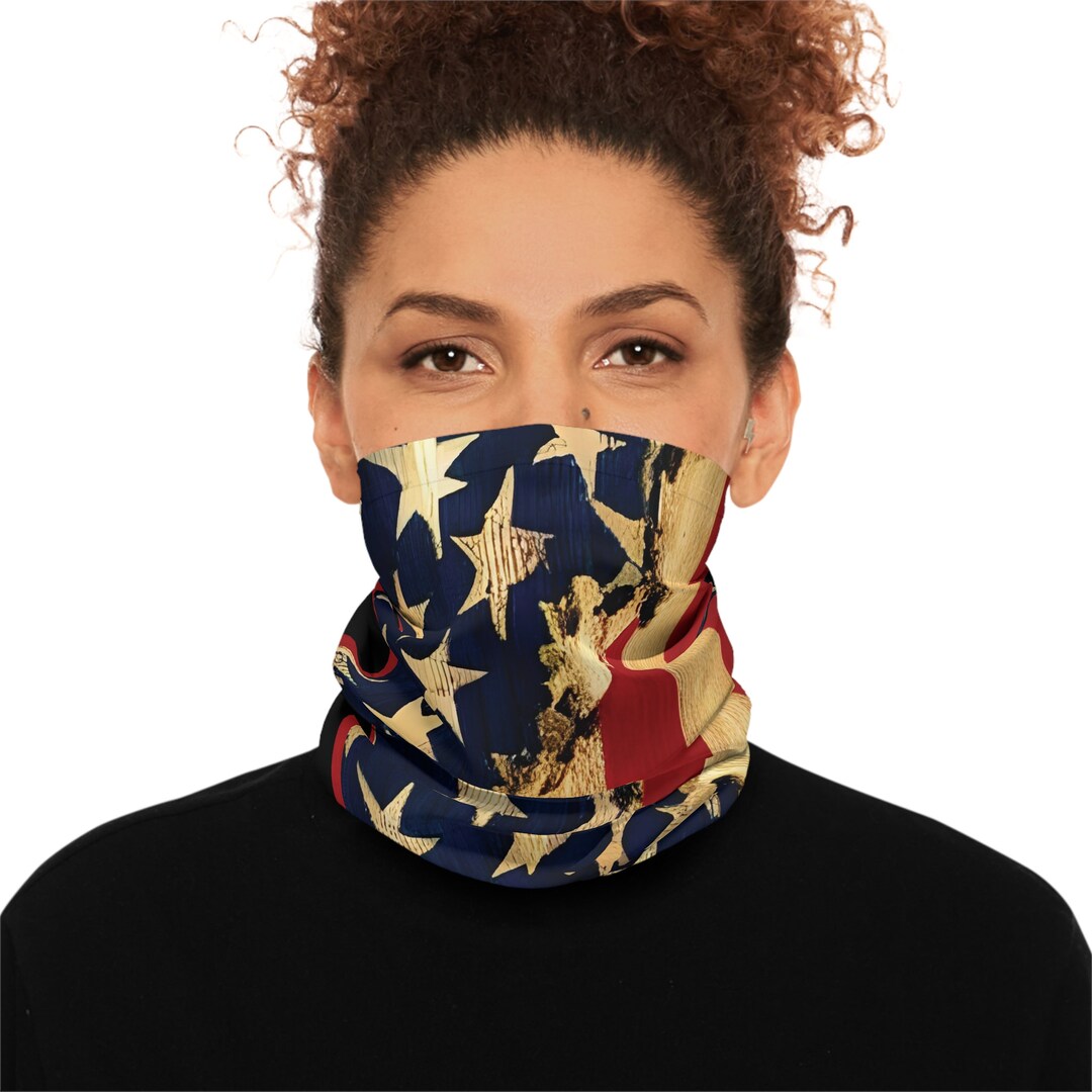 American Flag Neck Gaiter, USA Flag Gaiter, USA Flag Mask, American ...