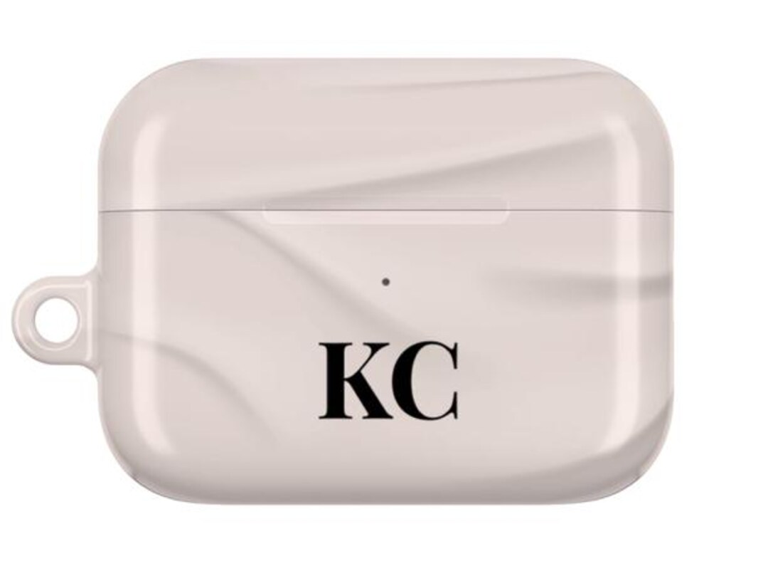 Personalized AirPod Case, Elegant Marble Design, Customizable Gift for ...