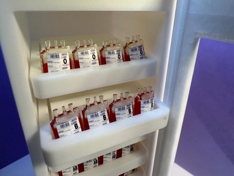 1/12 Scale Blood Bank Fridge - Etsy