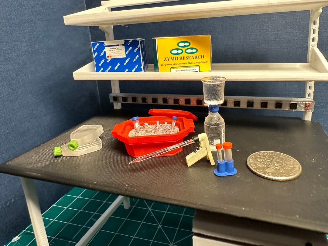 1/12 Scale, yet Another Set of Miniature Biology Lab Supplies for ...