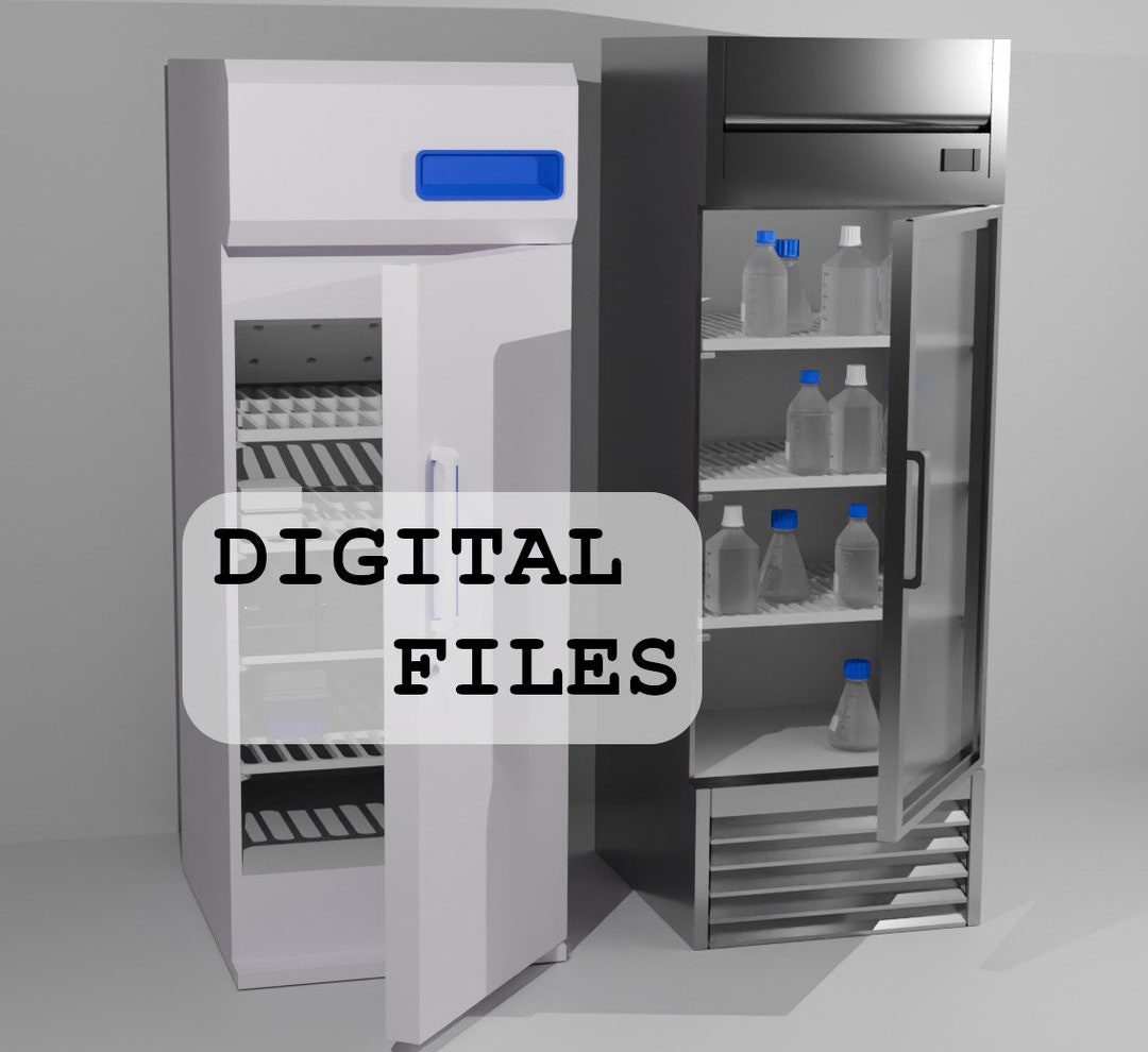 1/12 Lab Fridge and Freezer for Diorama (files Only) - Etsy