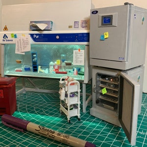 1/12 Scale Tissue Culture Lab Items for 3D Printing and Decals: Tissue ...