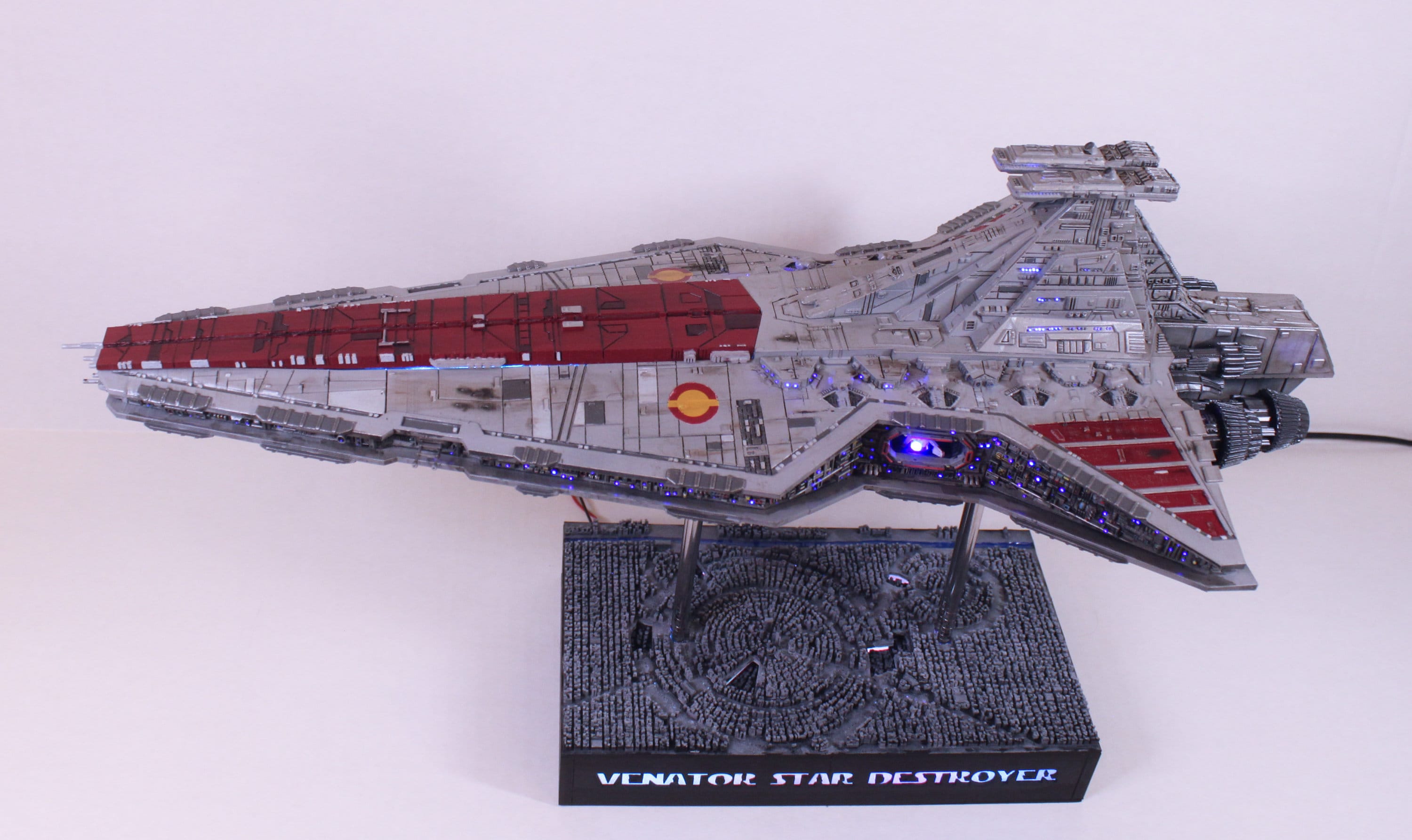 Venator Star Destroyer STL Files Suitable for LED Lighting. - Etsy