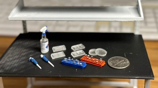 1/12 Scale Even More Miniature Biology Lab Supplies for Diorama/doll ...