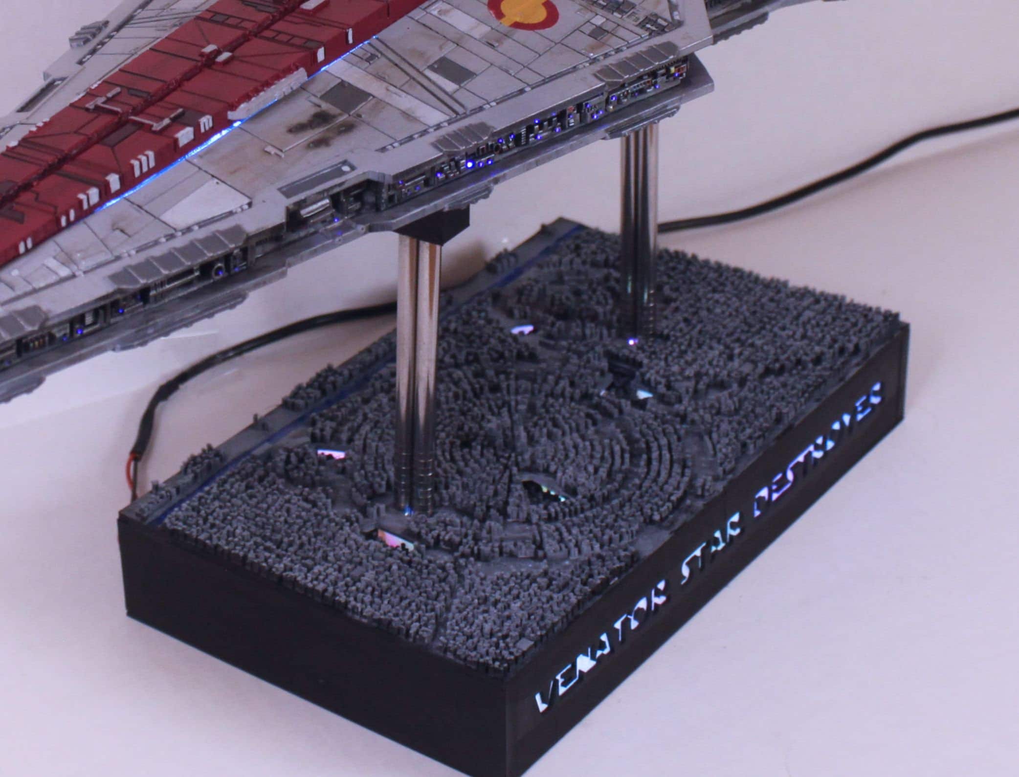 Venator Star Destroyer Stand STL Files - Etsy