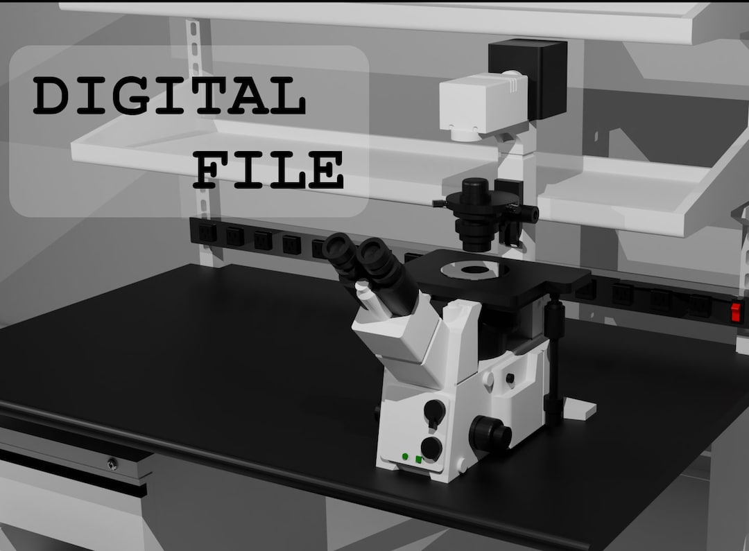 1:12 Olympus Microscope STL Files for 3D Print (file Only) - Etsy