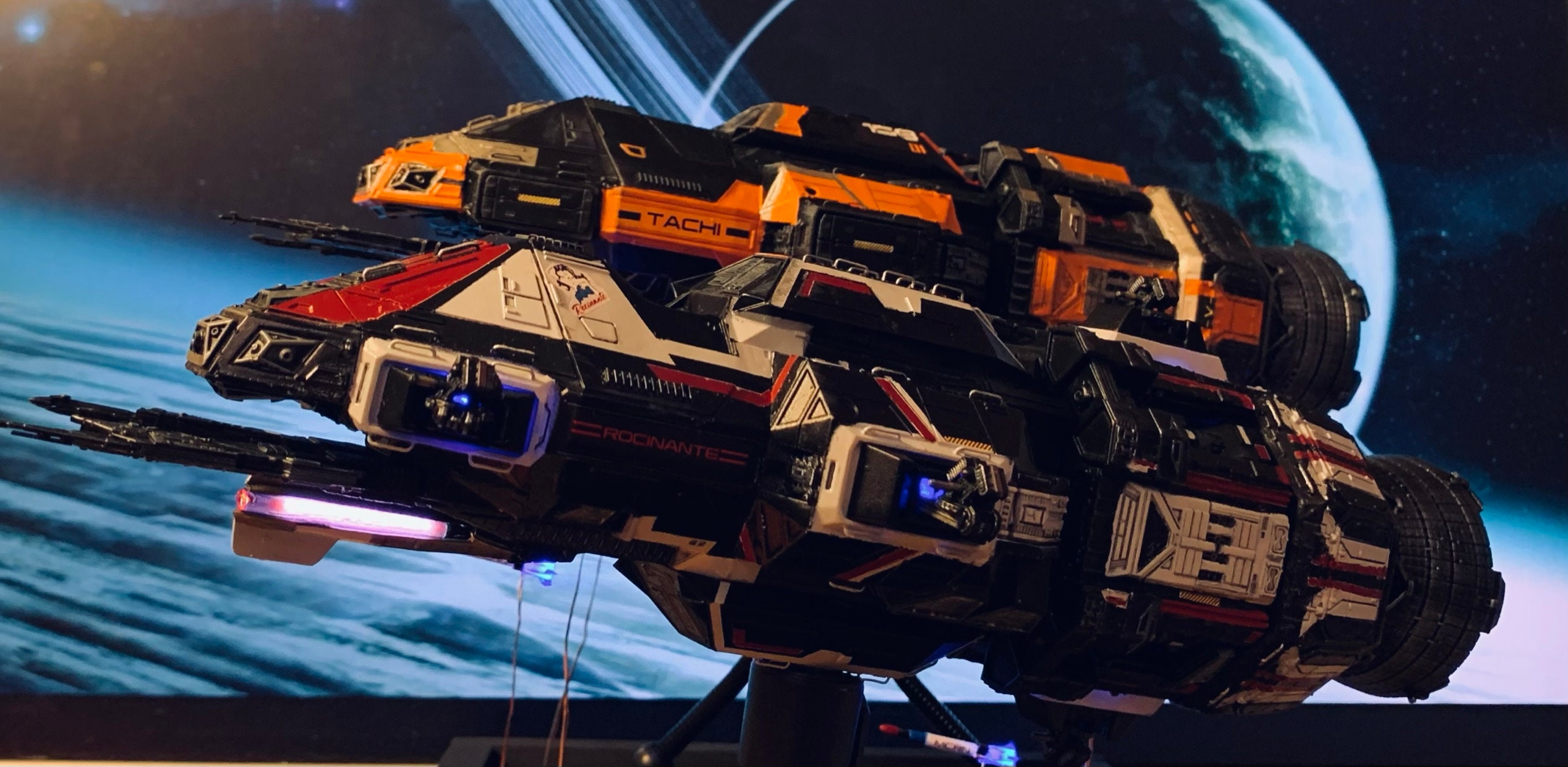 1/144 the Expanse Rocinante 3D Printing Files STL With Pdcs, Railgun ...