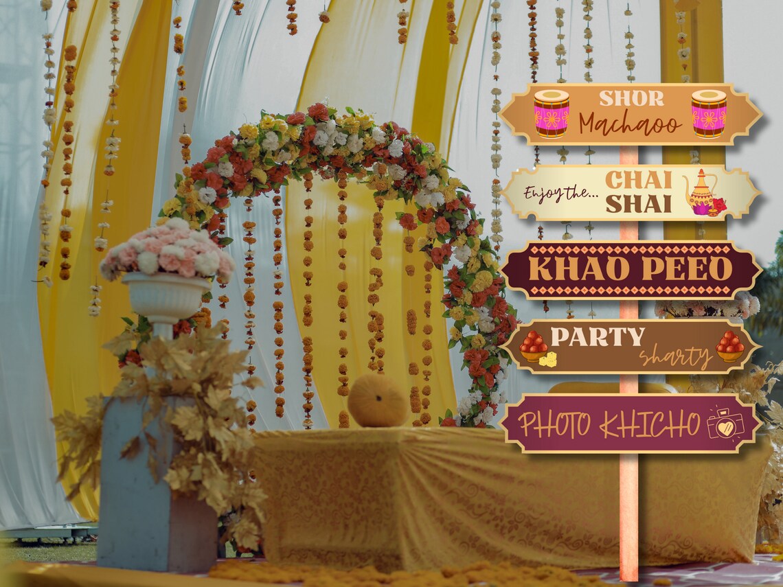 Set of 10 Digital Banners: Desi Wedding & Event Banners Collection for ...