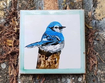 Hand Painted Bird Art - Etsy