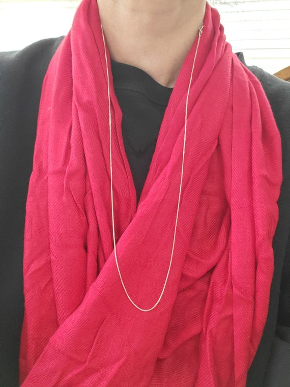 Sterling Silver 30 Inch Chain Made in Italy - Etsy