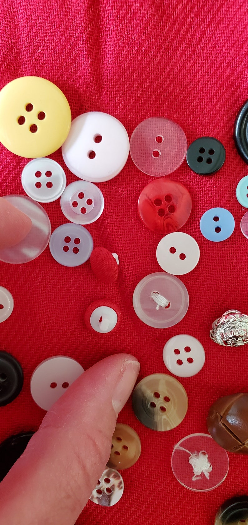 Vintage Assorted 52 Buttons - Etsy