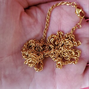 Gold 30 Inch Chain Necklace - Etsy