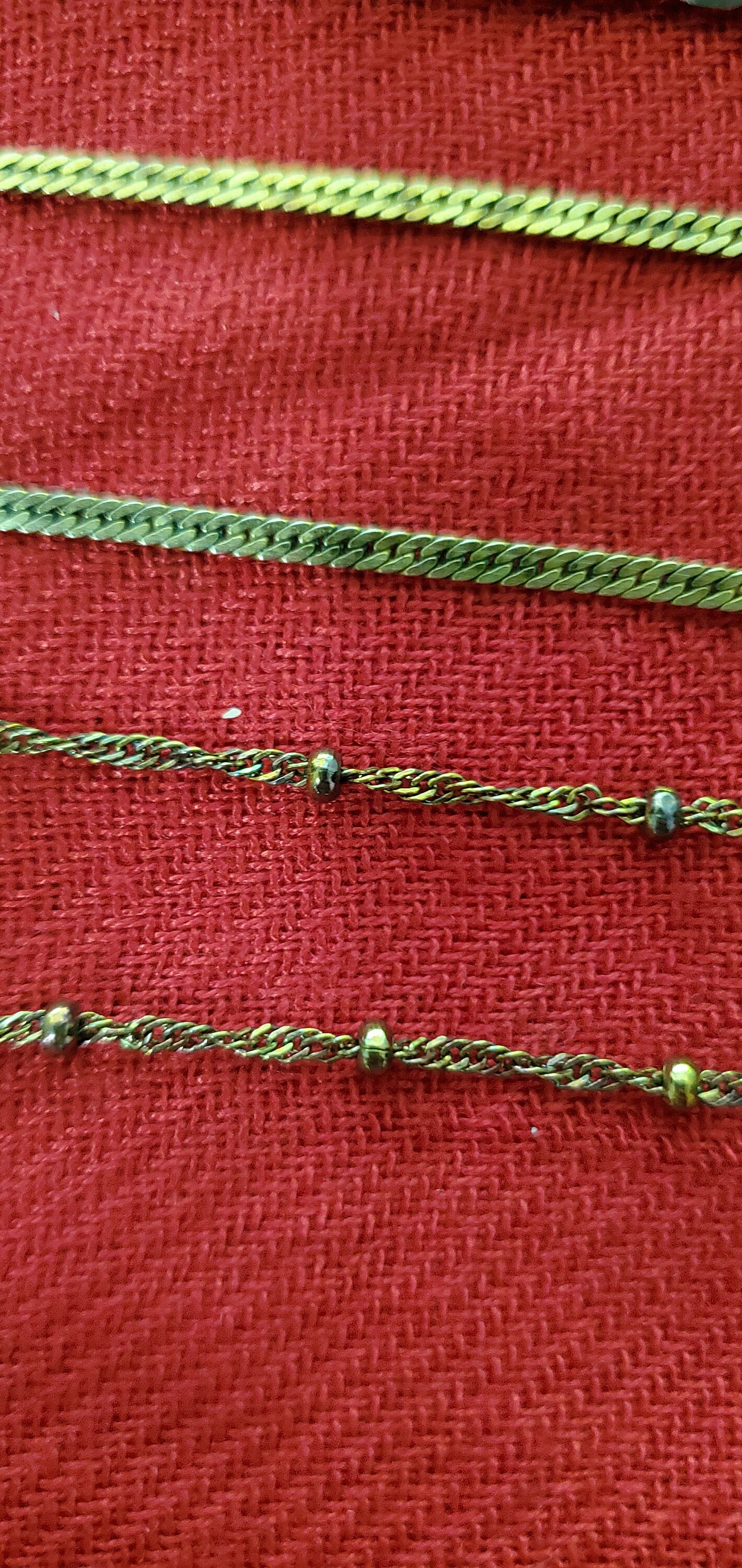 Vintage Set of 4 Chain Necklaces - Etsy