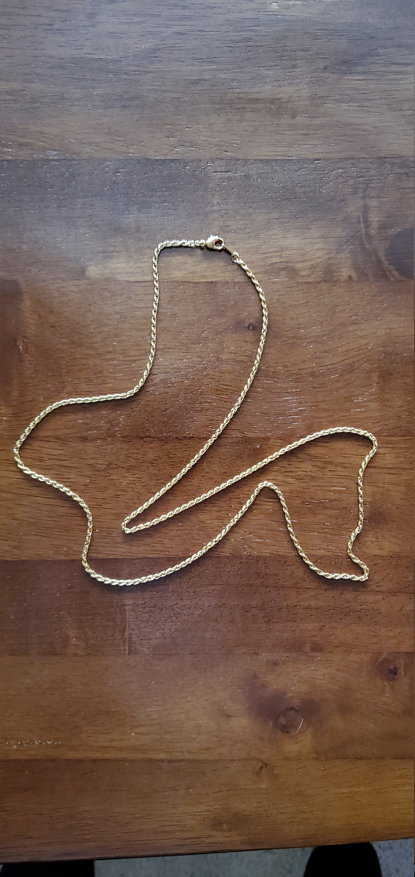 Gold 30 Inch Chain Necklace - Etsy