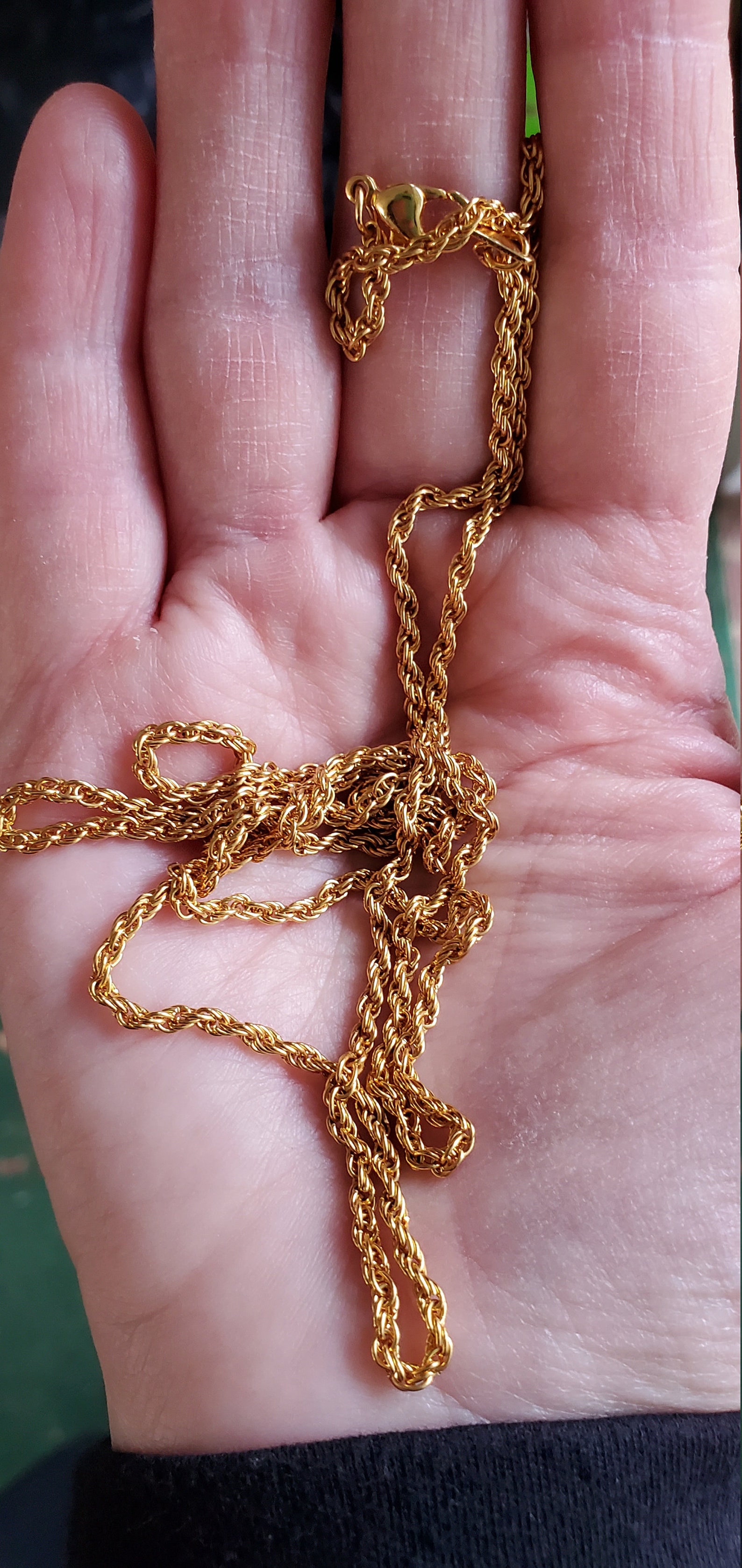 Gold 30 Inch Chain Necklace - Etsy