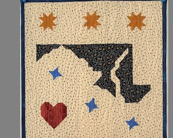Maryland Flag Quilt Pattern 2 Sizes - Etsy