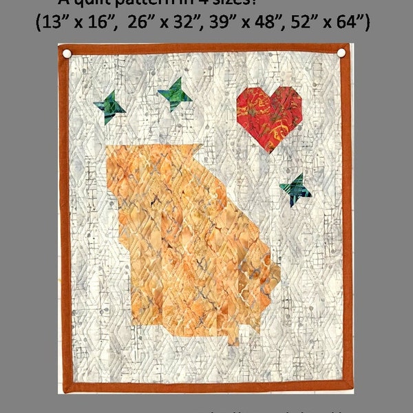 Georgia Quilt Pattern - Etsy