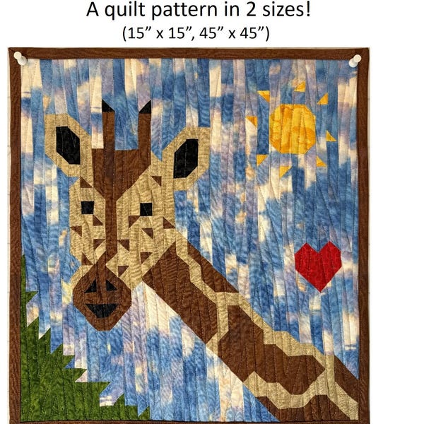 Giraffe Quilt - Etsy