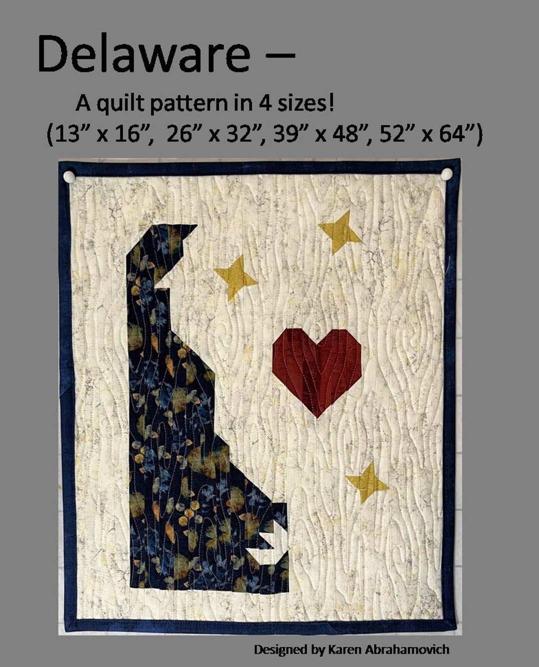 Delaware Quilt Pattern - 4 Sizes! - Etsy