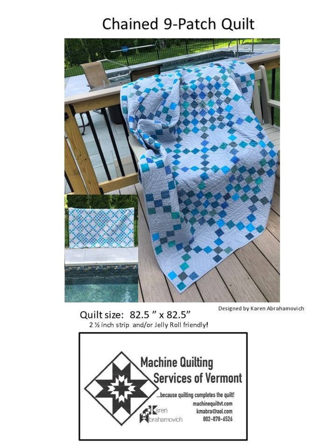 Chained 9-patch Quilt Pattern - Etsy