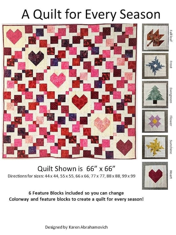 A Quilt for Every Season Quilt Pattern | Etsy