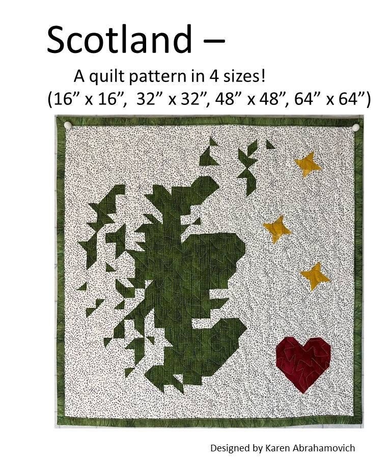 Scotland Quilt Pattern 4 Sizes - Etsy