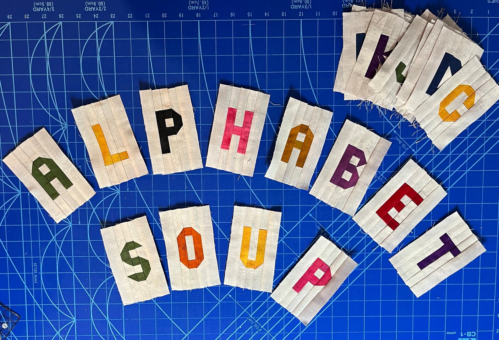 Alphabet Soup Quilt Pattern - Etsy
