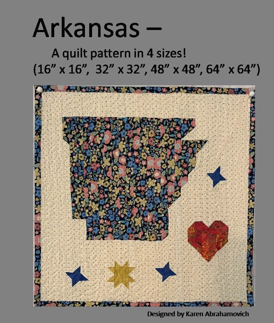 Arkansas Quilt Pattern - 4 Sizes! - Etsy