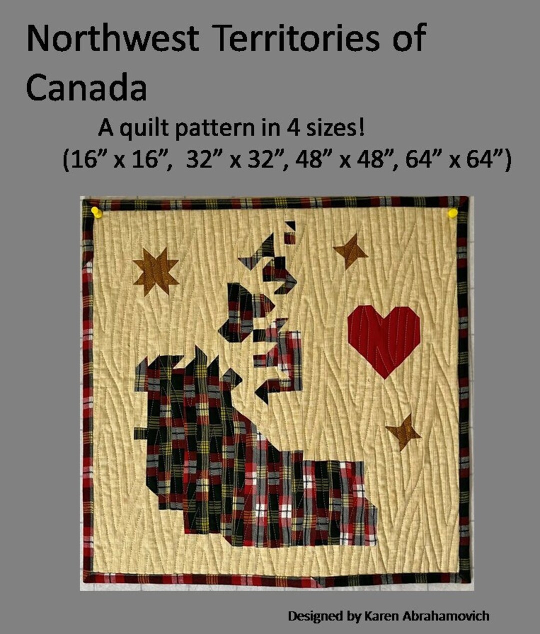 Northwest Territories of Canada Quilt Pattern - Etsy