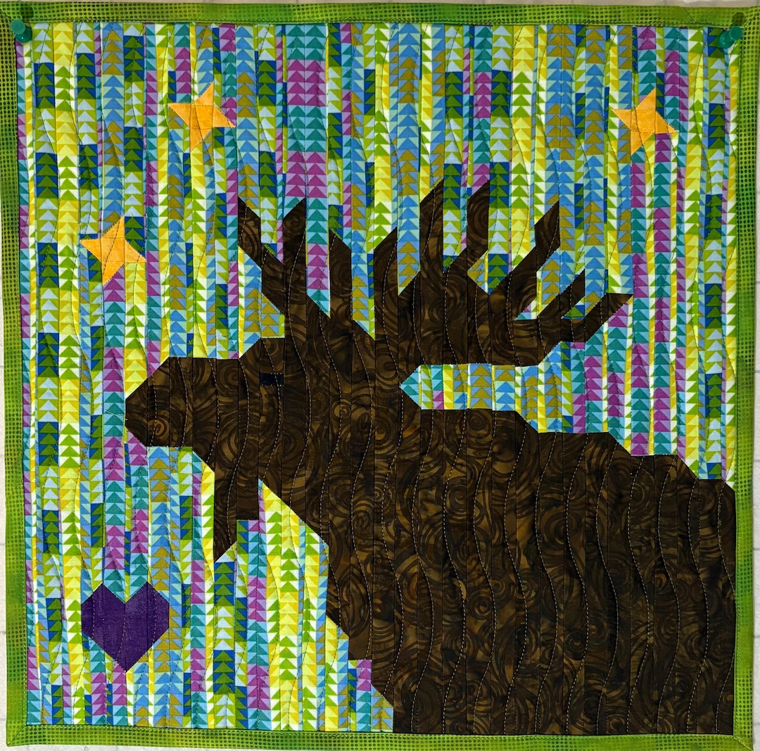 Moose on the Loose! Quilt Pattern in 2 Sizes! - Etsy