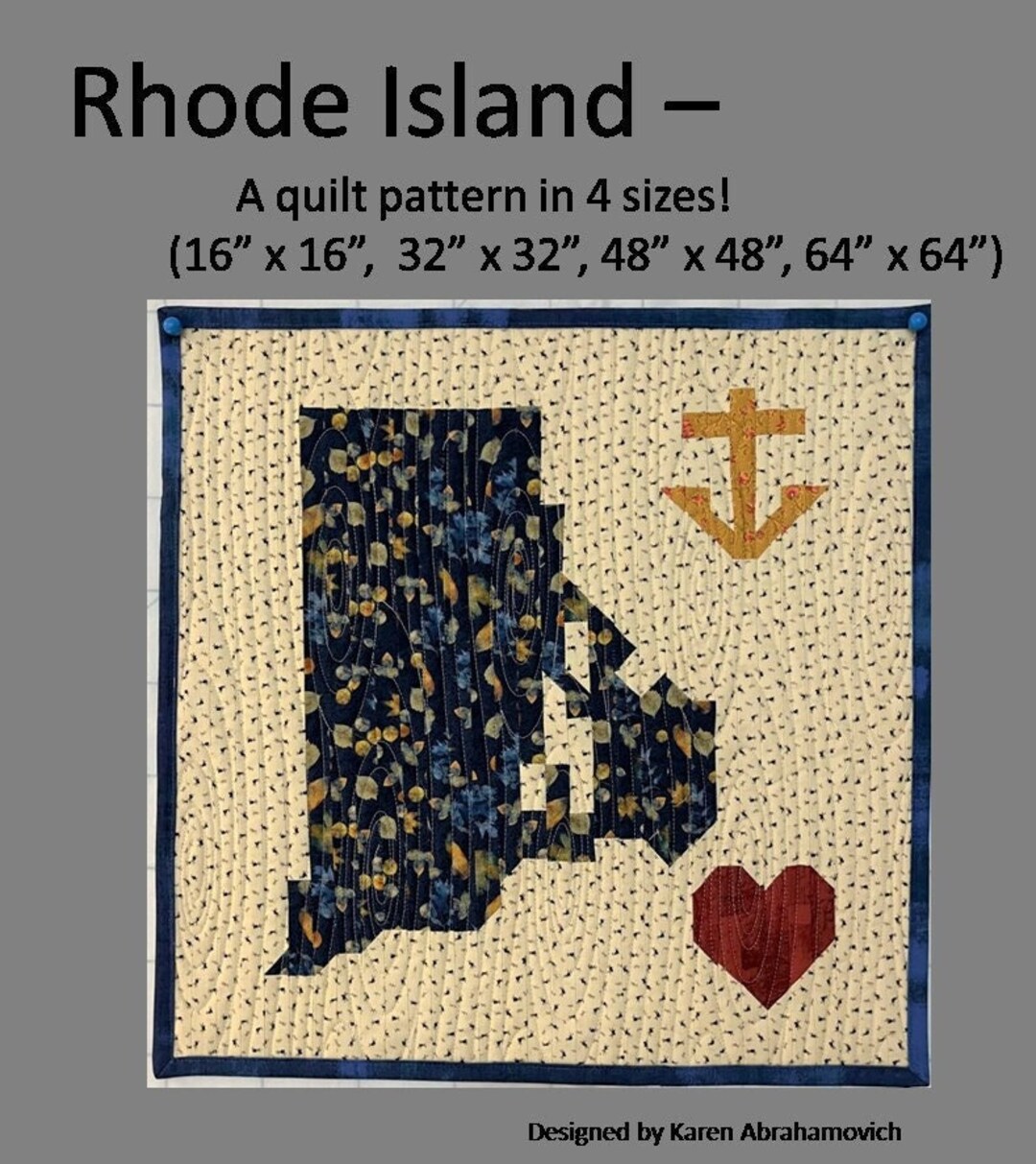 Rhode Island Quilt Pattern - Etsy