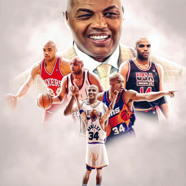 Charles Barkley Phoenix Suns Poster - Etsy