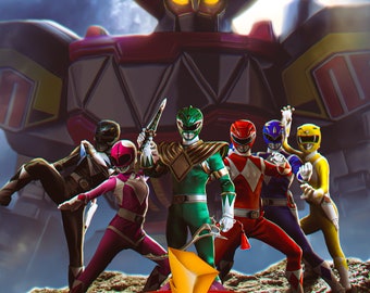 Power Rangers POSTER PRINT - Etsy