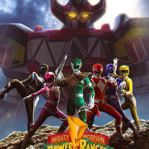 90s Power Rangers - Etsy