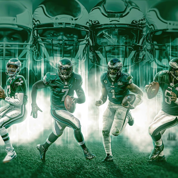 Jalen Hurts Art Digital Print - Etsy