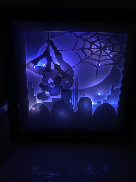 Spider-man Peter Parker Light Box No Way Home Movie - Etsy