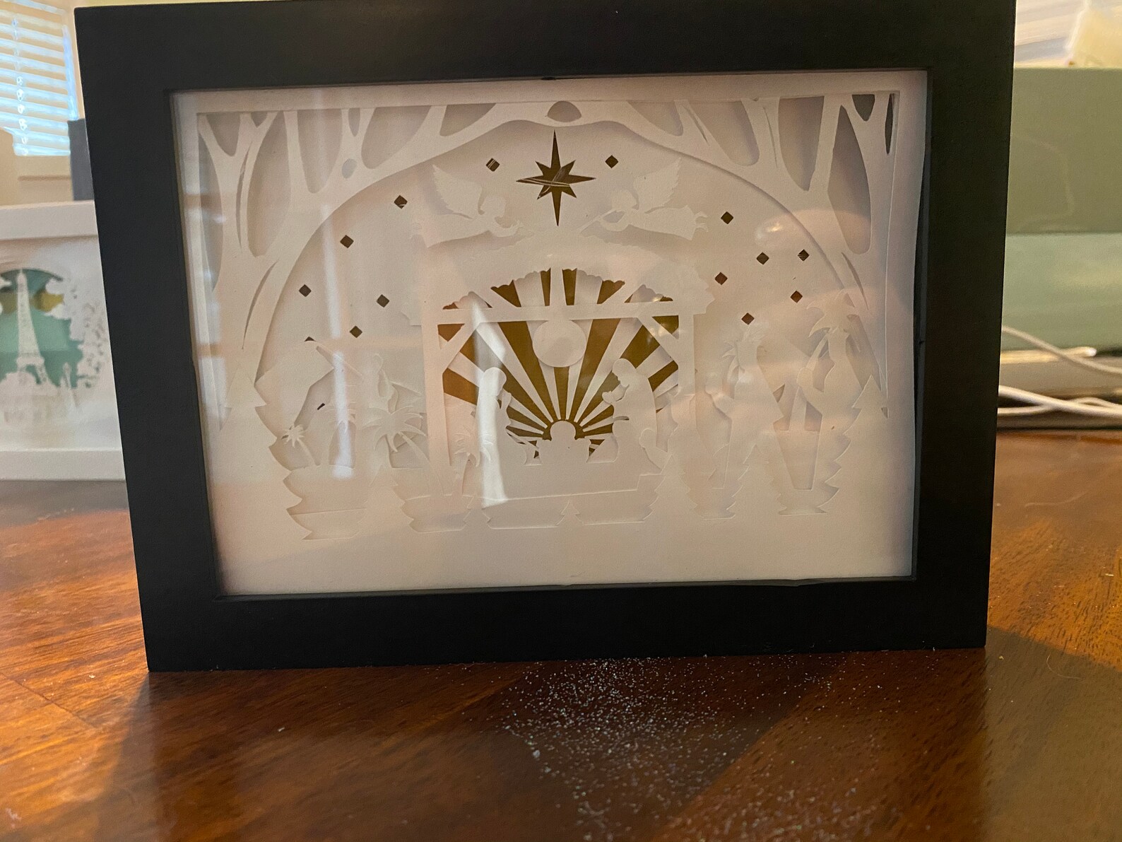Nativity Light Box Manger Scene Christmas Shadow Box Reason - Etsy