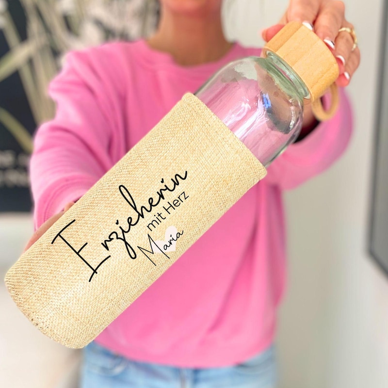 Personalisierte trinkflasche herzen - Etsy.de